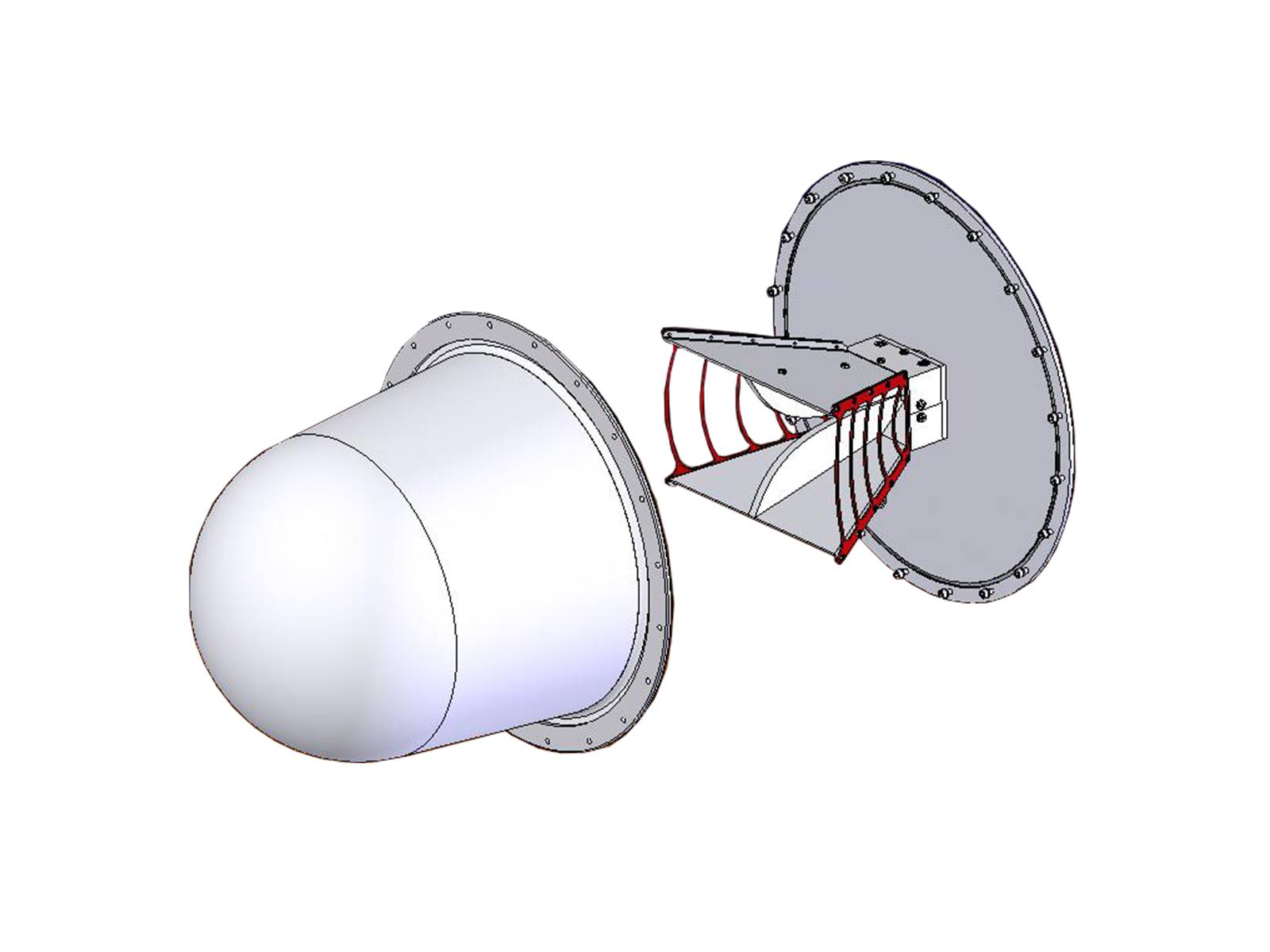 Custom Antenna Radome Enclosure - ETS‑Lindgren